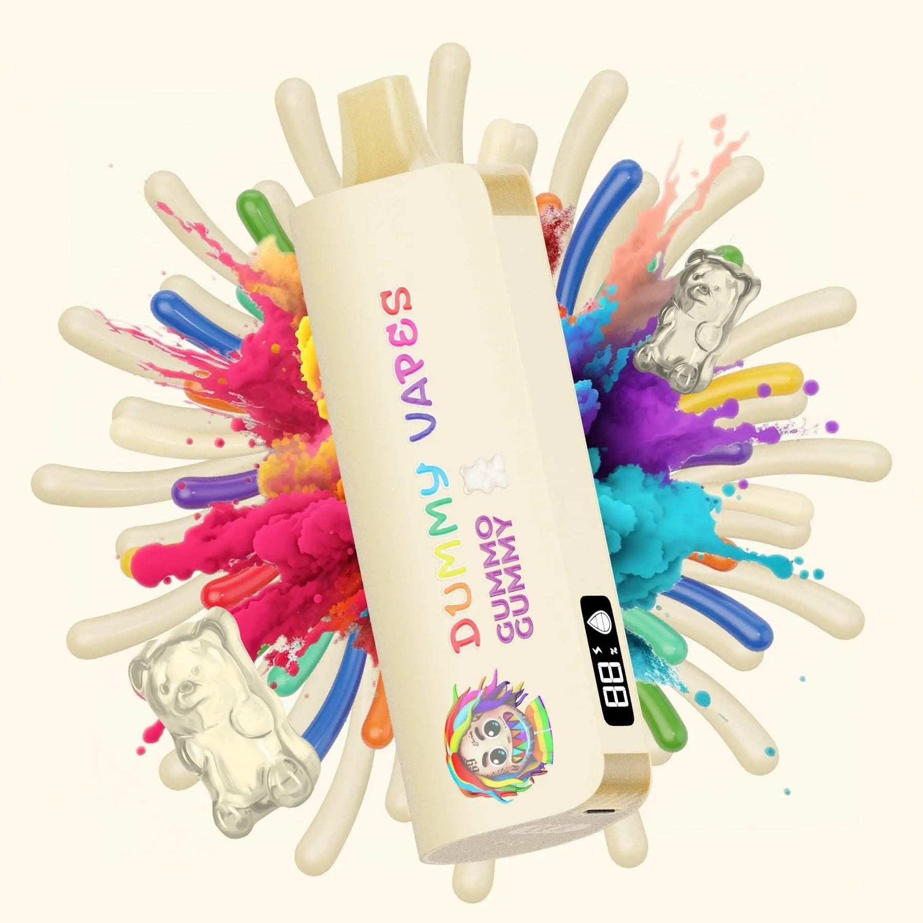 Dummy Vape Best Vape 8000 Puffs | E-Liquid & Power Display (5%)