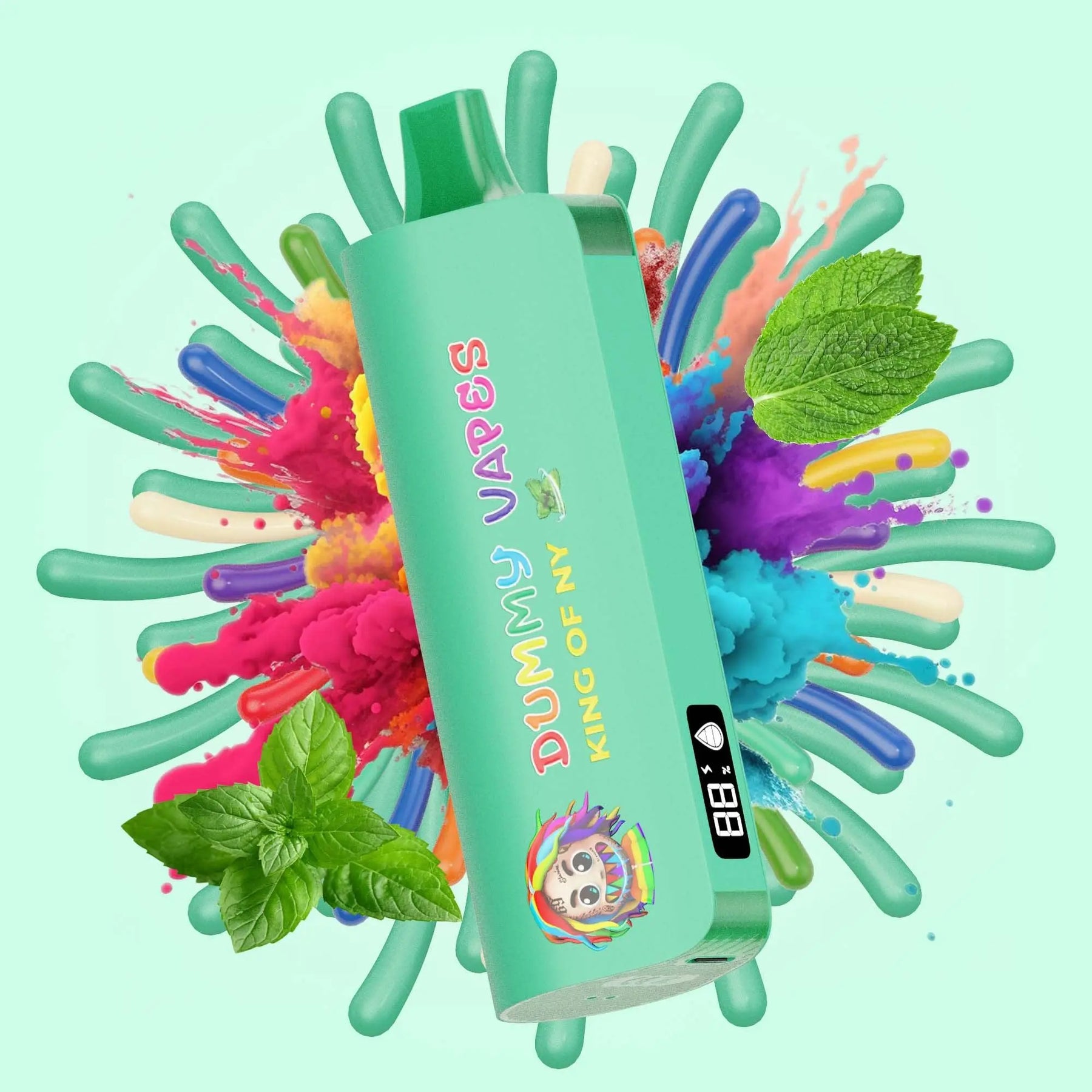 Dummy Vape Best Vape 8000 Puffs | E-Liquid & Power Display (5%)