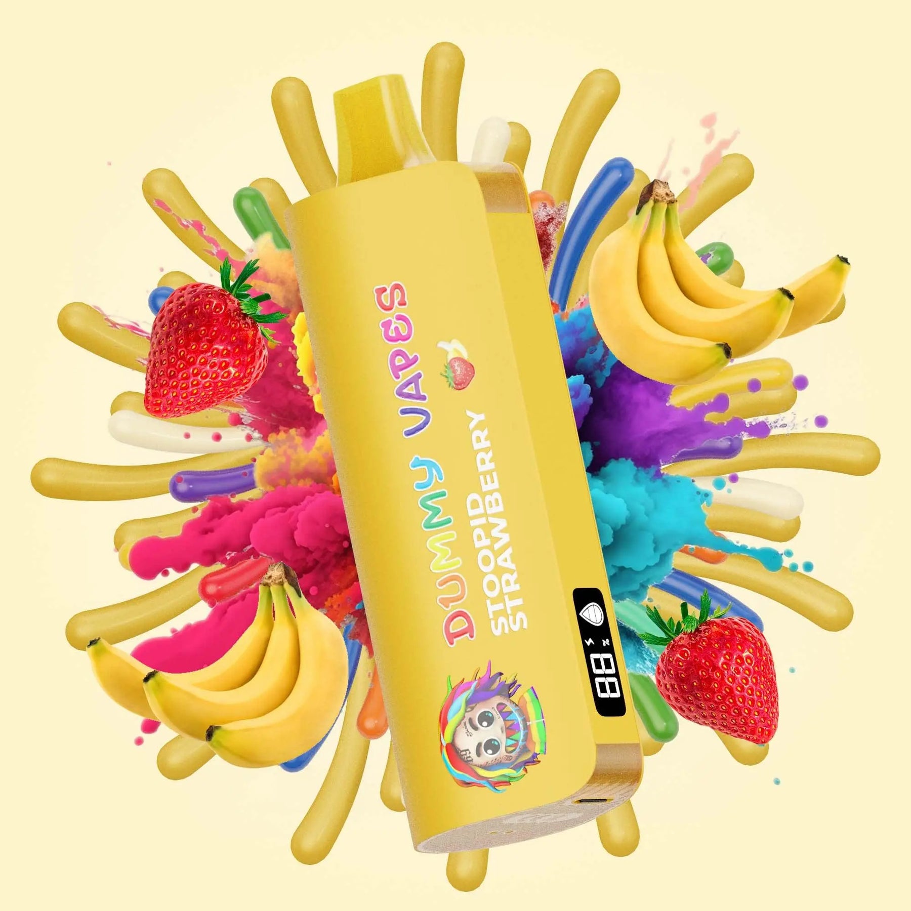 Dummy Vape Best Vape 8000 Puffs | E-Liquid & Power Display (5%)