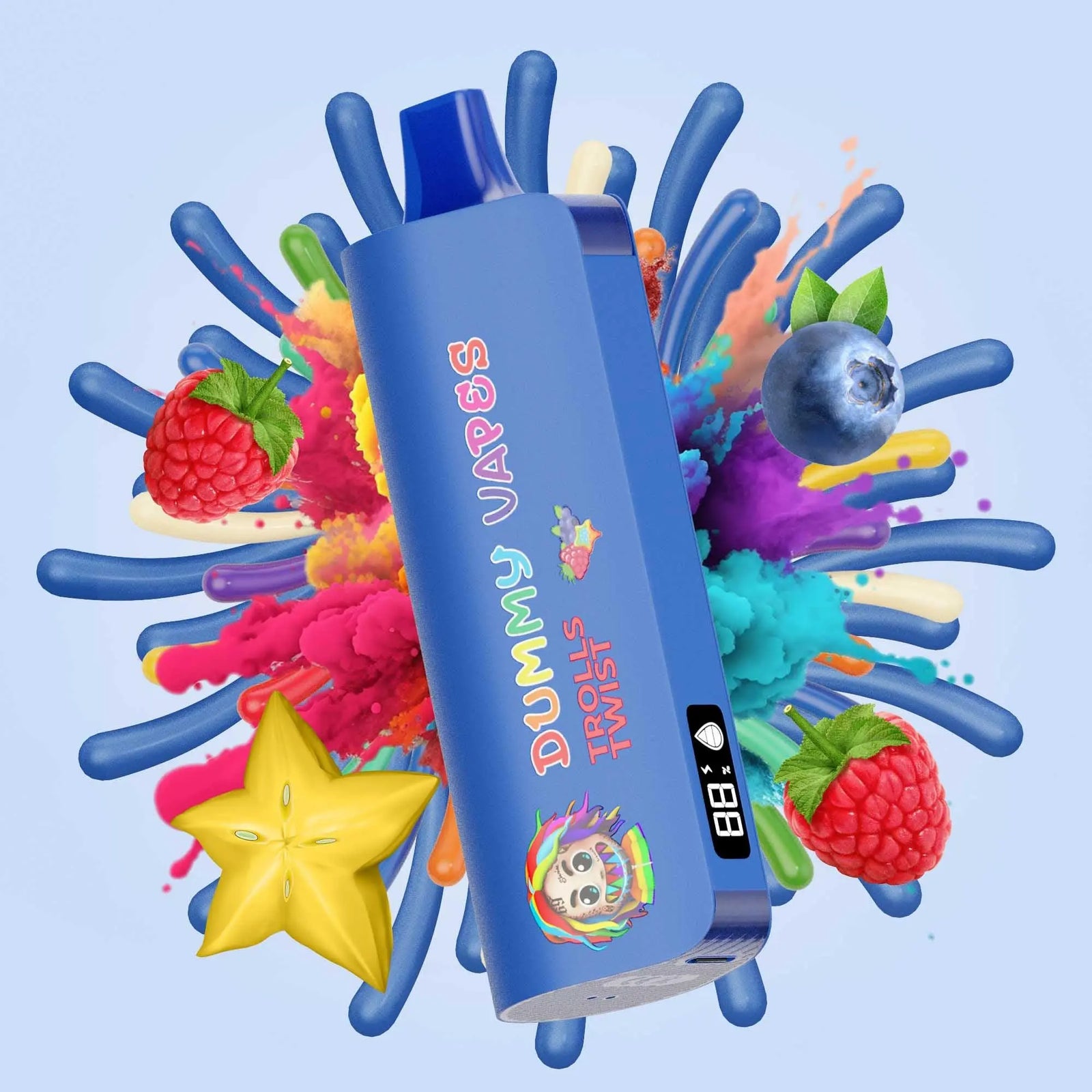 Dummy Vape Best Vape 8000 Puffs | E-Liquid & Power Display (5%)